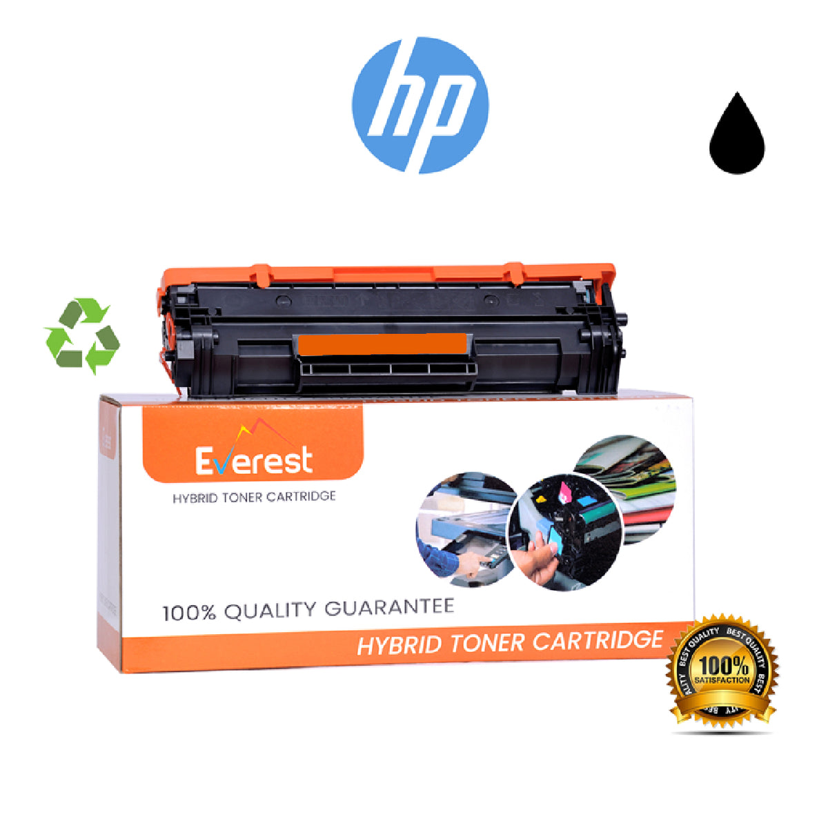 Toner Compatible HP 136A W1360A AVEC PUCE – Consommables